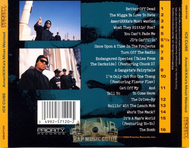 May 16: Ice Cube Releases AmeriKKKa’s Most Wanted. (1990) - On This ...